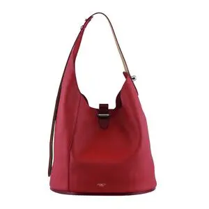 PUGNETTI PARMA Mami Bucket Bag - Red