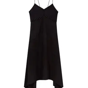 LITTLE LIES Landslide Studded Slip Dress - Black