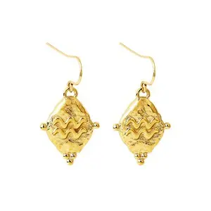 Seven Saints Gold Plated Earrings