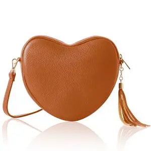 BETSY & FLOSS Venice Heart Bag - Brown