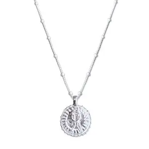 RIZE Gemini Zodiac Sterling Pendant Necklace - Silver