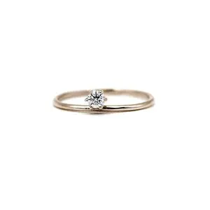 VICSTONENYC FINE JEWELRY Natural Diamond 14k Gold Ring - White