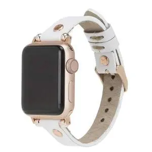 LEATHERE Apple Watch Leather Band - White