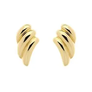 EMMA HOLLAND JEWELLERY Wave Clip On Earrings - Gold