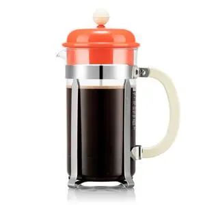 BODUM Caffettiera French Press Coffee Maker Bright Coral - Brown/orange