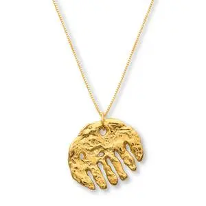 EVA REMENYI Simon Radvan X Comb Necklace Mini - Gold
