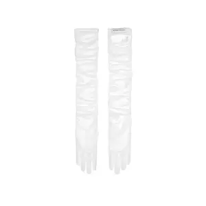 IOANA CIOLACU Tulle Gloves - White