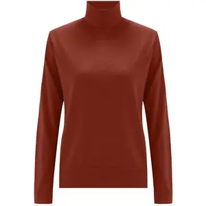 PERALUNA Vanessa Slit Detailed Asymmetric Pullover - Brown