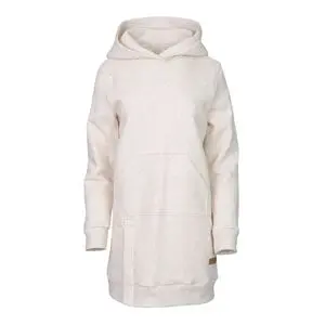 OH!ZUZA NIGHT&DAY Hooded Organic Cotton Hemp Dress - White