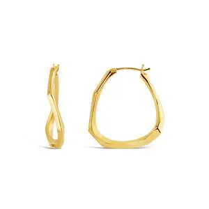 DINNY HALL Thalassa Medium Hoop Earrings - Gold