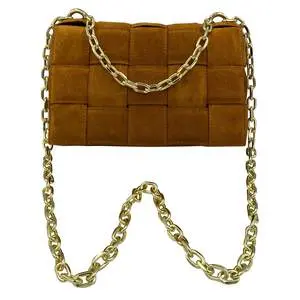OTTHIE Woven Leather Clutch