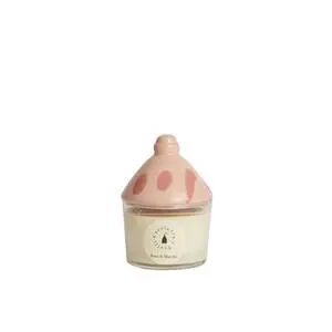 CAROLA FRA I TRULLI Trullino Candle With Wild Rose Scented Soy Wax Candle - Pink