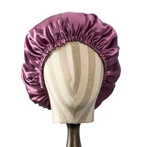 SOFT STROKES SILK Mulberry Silk Double Layer Bonnet - Green