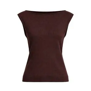 FIORA MUSE Cap Sleeve Cashmere Vest Top