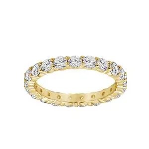 DIAMONBLISS Eternity Band With Cubic Zirconia - Yellow