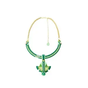 GISSA BICALHO Acrylic Necklace - Green