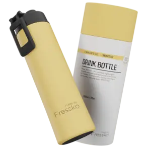 Fressko Move 660ml/22oz Drink Bottle Limoncello - Yellow