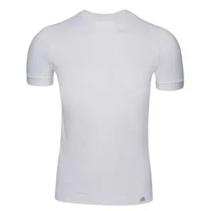 ZD ZERO DEFECTS Round Neck T-shirt Premium Comfort Egyptian Cotton Color - White
