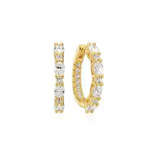 SIF JAKOBS JEWELLERY Sif Jakobs Jewellery Ellera Ovale Hoop Earrings Gold