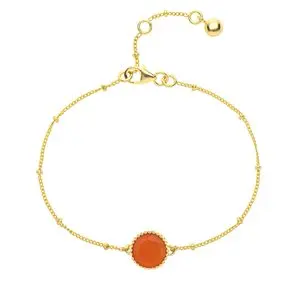 AUREE JEWELLERY Barcelona July Carnelian Bracelet - Gold