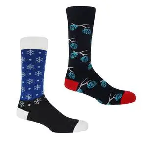PEPER HAROW - MADE IN ENGLAND Pine & Snowflake Socks Bundle