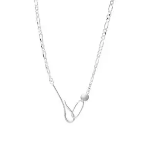 EVERY WAVE Bond Sterling Chain Clasp Necklace - Silver
