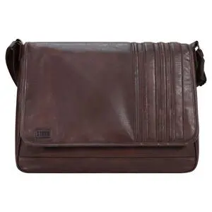 STORM Panelled Messenger Bag - Brown