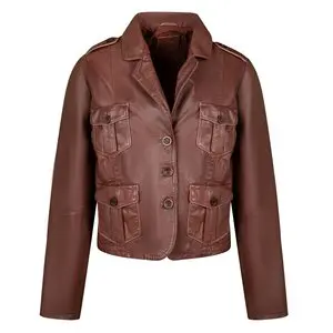 ZASTASTUDIO Multipocketed Leather Blazer