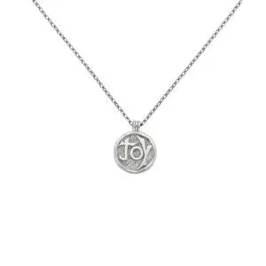 ZOË & MORGAN Joy Pendant Necklace - Silver