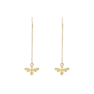 Oana Savu Bee Dangle Chain Earrings