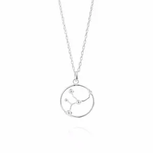 YASMIN EVERLEY JEWELLERY Virgo Astrology Necklace - Silver