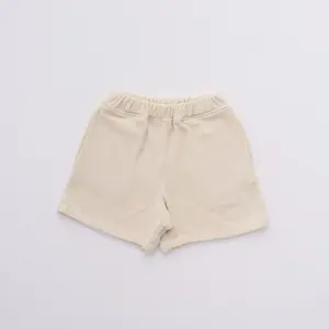 LITTLE MARINER Organic Cotton Terry Relaxed Shorts - White