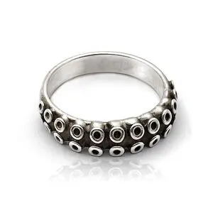 PERRY GARGANO Tentacle Sterling Ring - Silver
