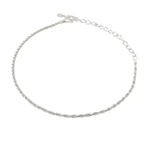 HARFI Sterling Rope Chain Bracelet - Silver