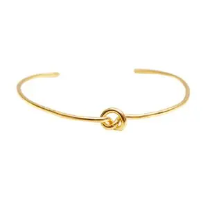 LES REINES Gordian Knot Cuff Bracelet - Gold