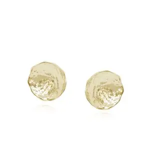 MOUNIR LONDON 18ct Plated Stud Earrings - Gold