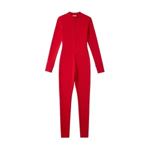 ALTRA VOLTA Sculpt Soft Zip Jumpsuit - Red