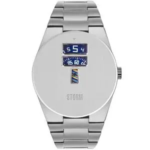 STORM Stainless Steel Bracelet Watch - Grey/blue