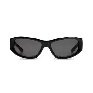 THE AVANTGUARD Cosmos Oval Sunglasses - Black