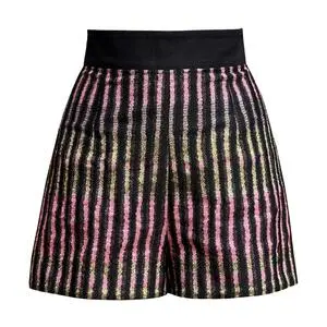 GEEGEE COLLECTION Metallic Striped Raya Shorts