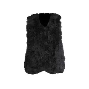 NINA NIEVES Ostrich Feather Vest