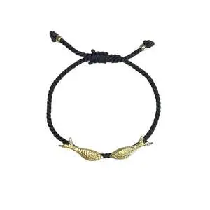RIZE Matsya Charm Bracelet - Black/gold
