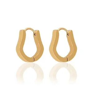A WEATHERED PENNY Juno Hoops - Gold