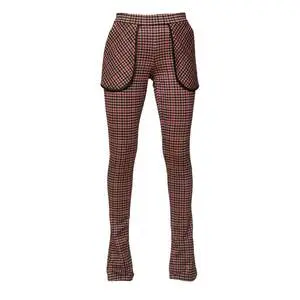 ARTISTA Plaid Cross Pants