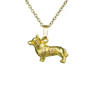 SIMON KEMP JEWELLERS Corgi Pendant In And Sterling Silver - Gold