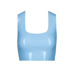 Commando Faux Patent Leather Crop Top