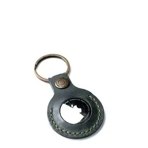 ROARCRAFT Leather Airtag Case - Green