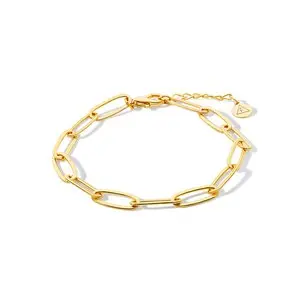 FORMATION CO. JEWELLERY Alice Paperclip Bracelet - Gold