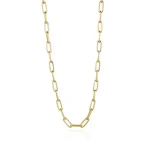 LILA RASA Paperclip Chain Necklace - Gold
