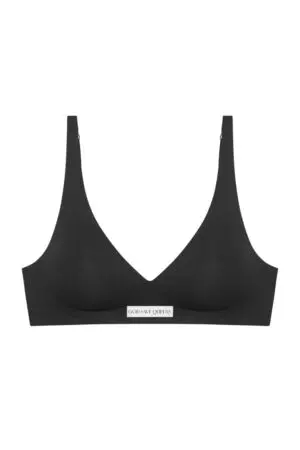 GOD SAVE QUEENS Second Skin Push Up Bralette - Black